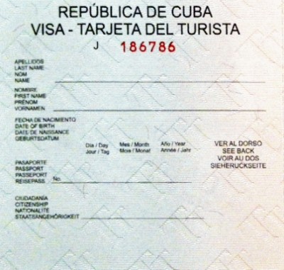 Applying for The Cuba Tourist Card: Colors, Prices, and Requirements